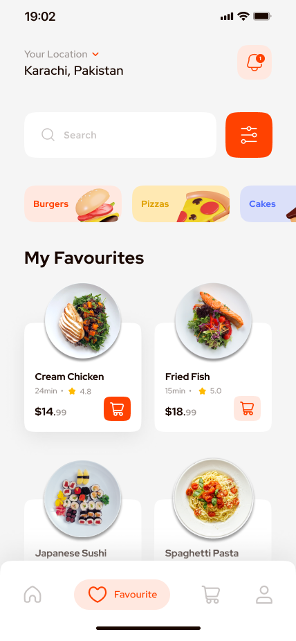 Foodly Food Delivery App Flutter Ui Template By Agnustech Codecanyon